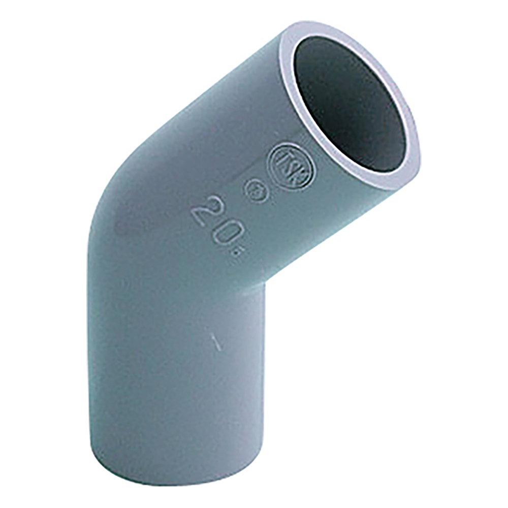 塩ビ管継手 45°エルボ 20 TS-45L-20 | 株式会社松浦製作所 東京都品川区