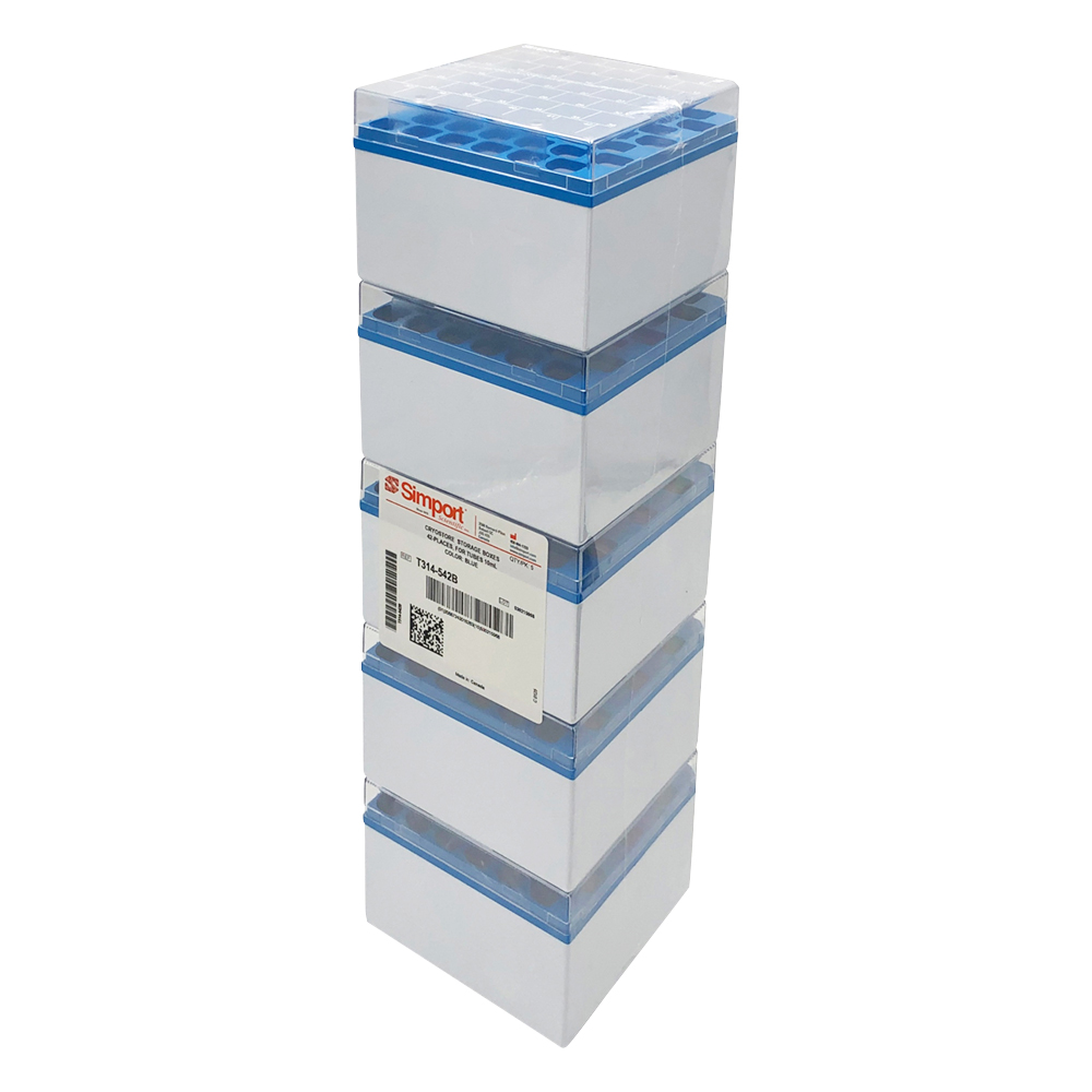 クライオストレージボックス Cryostore（TM） 青 5個入 T314-542B | 株式会社松浦製作所 東京都品川区