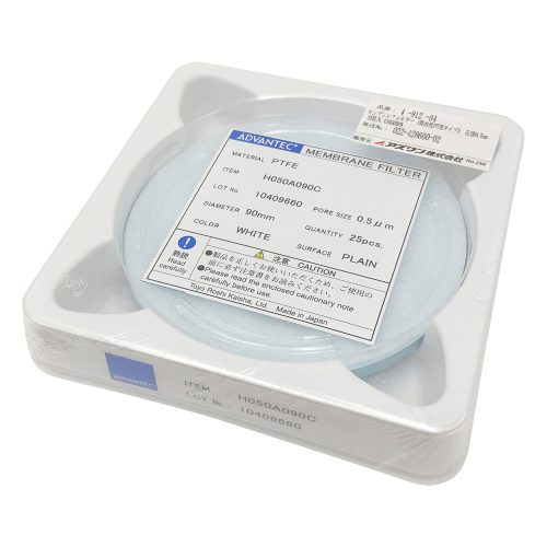 メンブレンフィルター（親水性PTFEタイプ） 孔径0.5um 25枚入 13050809 | 株式会社松浦製作所 東京都品川区